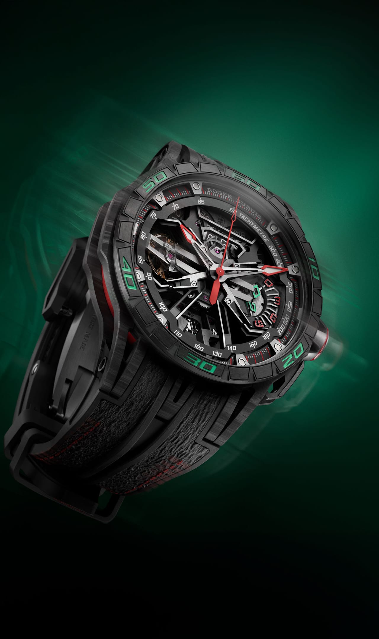 Excalibur Spider Pirelli Flyback Chronograph Mexico Edition Watch ...