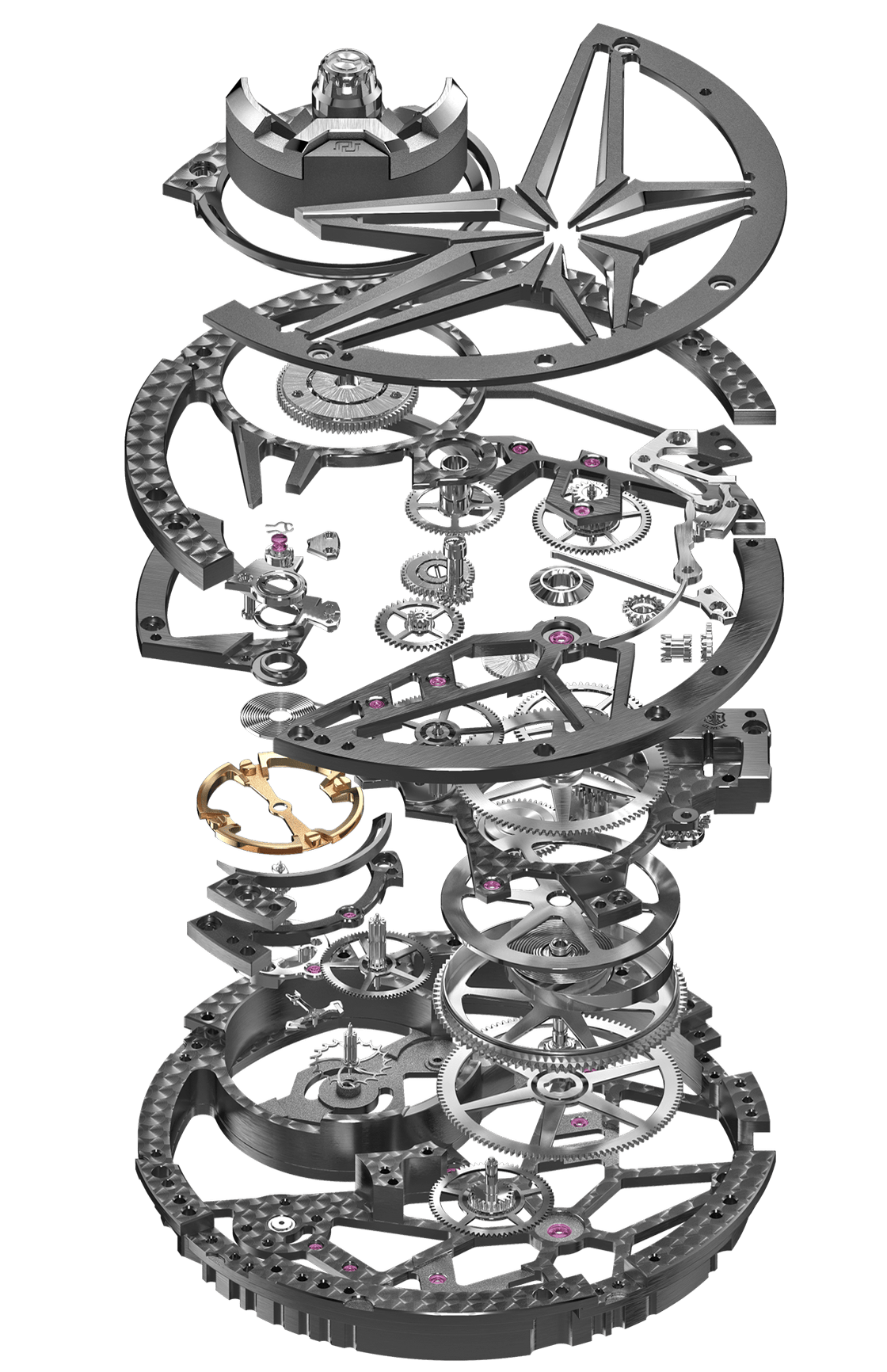 RD720SQ | Automatic skeleton watch with micro-rotor - Roger Dubuis