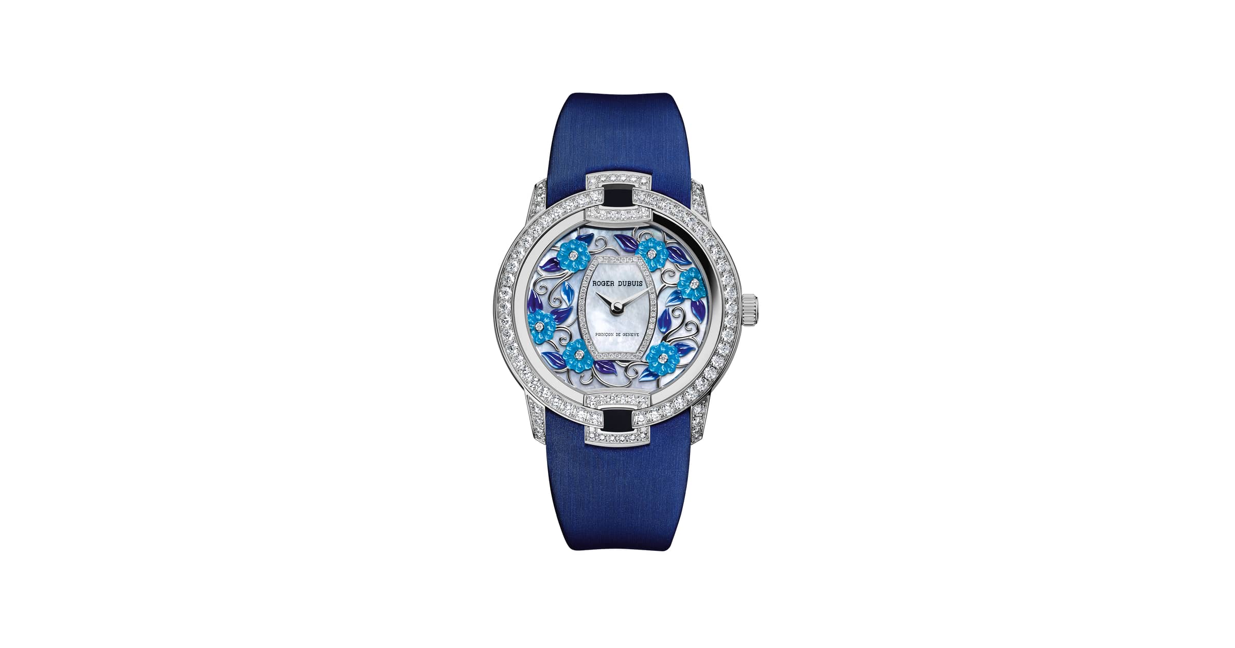 Velvet White Gold Blossom 36mm Watch RDDBVE0054 | Roger Dubuis