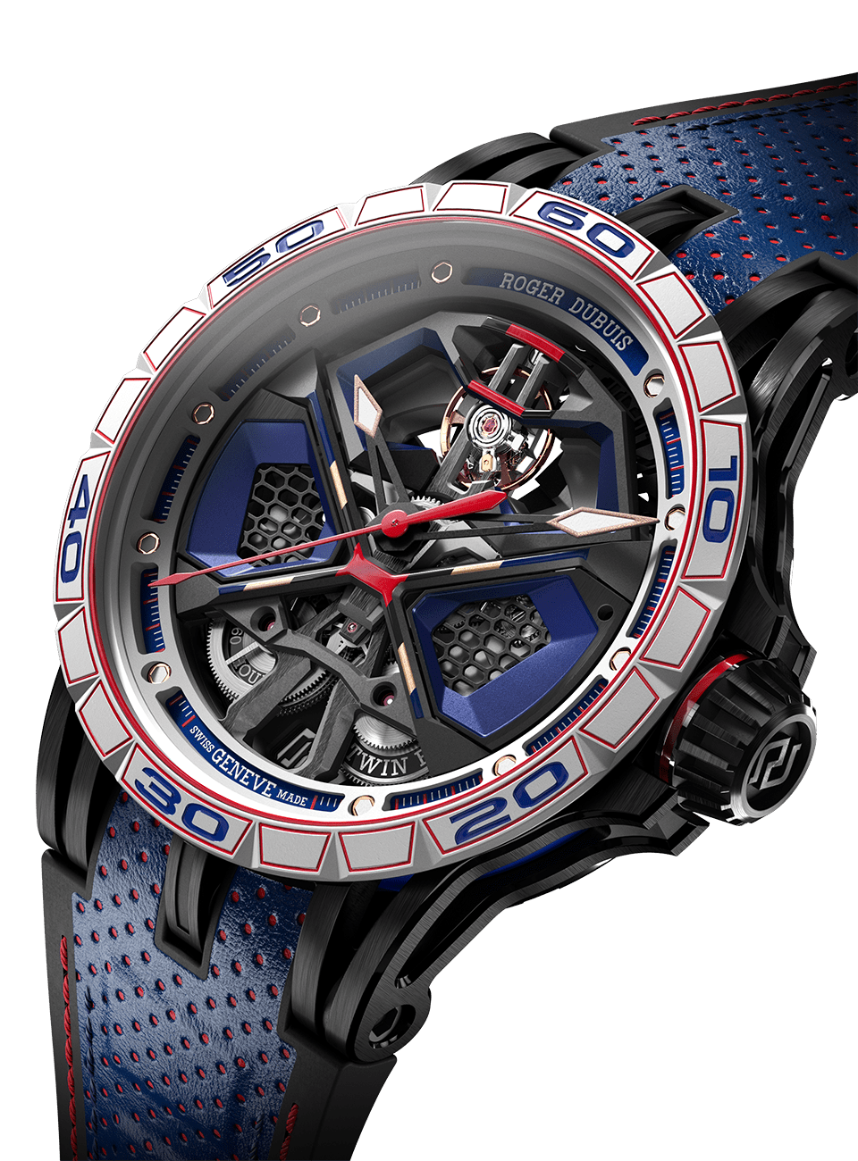 Excalibur Spider Huracán Black DLC Titanium 45mm - Roger Dubuis