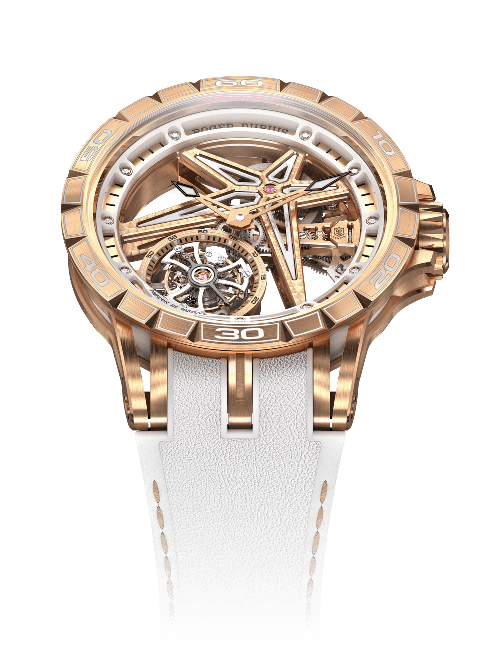 エクスカリバー スパイダー ローズゴールド 39mm - Roger Dubuis