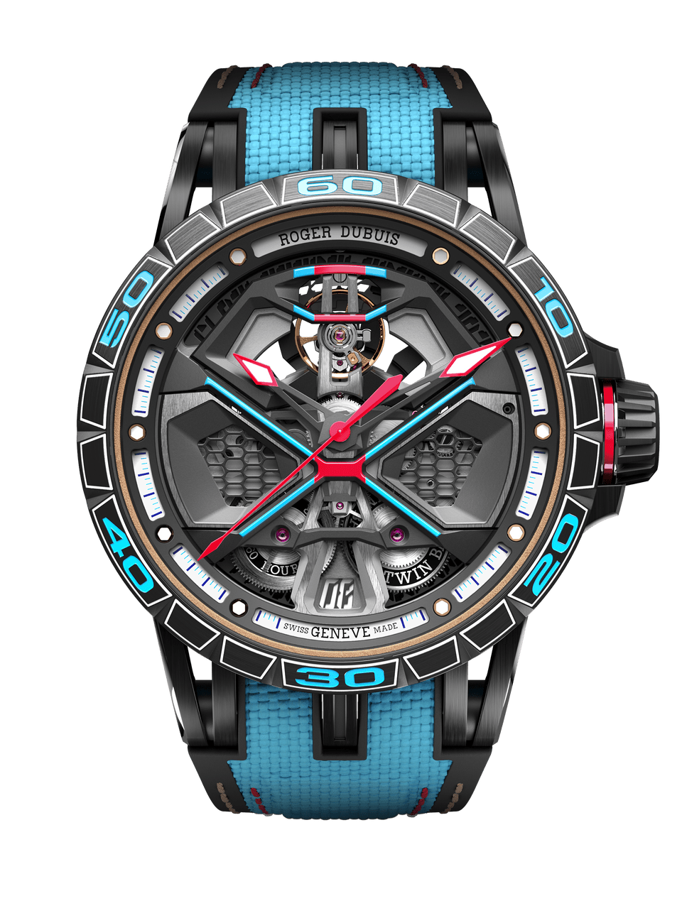Excalibur Spider Huracán Black DLC Titanium 45mm - Roger Dubuis