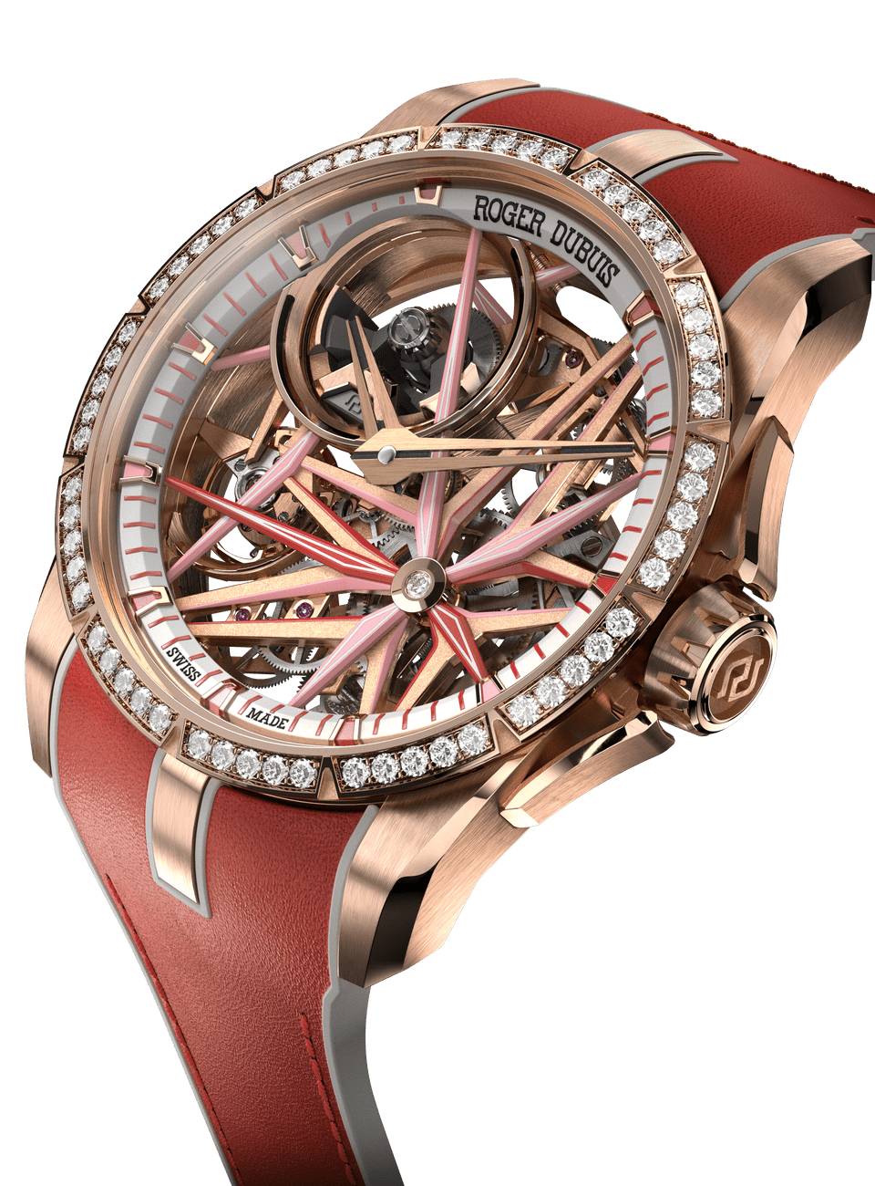 Excalibur Monobalancier Blacklight Pink Gold RDDBEX1137 | Roger Dubuis